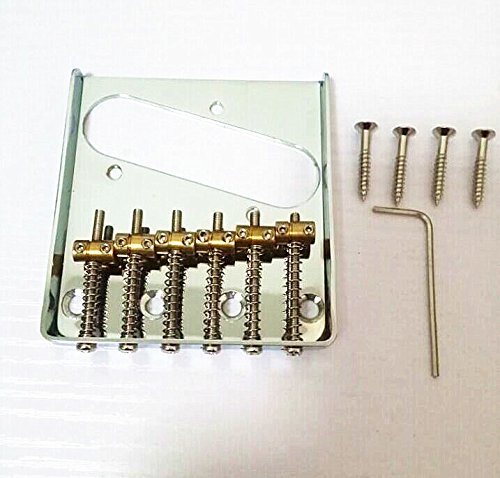 Купить TStoy New Chrome 6 Copper Saddle Ashtray Bridge For Telecaster ...