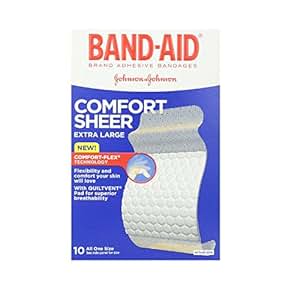 Amazon.com: Band-Aid Band-Aid Comfort-Flex Sheer Adhesive Bandages ...