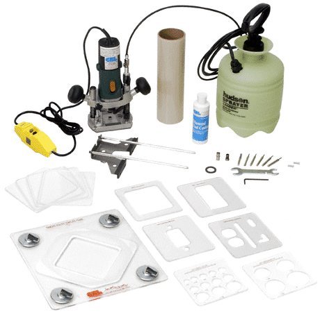 CRL Deluxe Portable Glass Router With Template System by CR Laurence ...