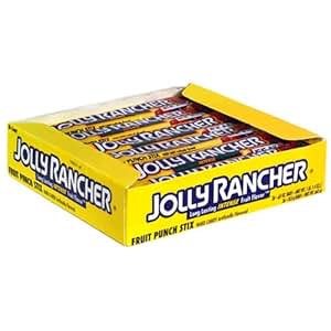 Amazon.com : Jolly Rancher Sticks, Fruit Punch, .65-Ounce Packages, 36 ...