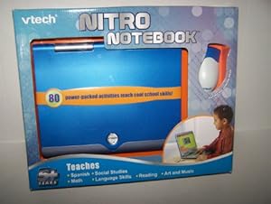 Amazon.com: Vtech Grade School Learning Nitro Notebook - Cool Blue ...