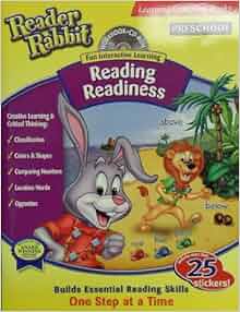 Reader Rabbit Preschool Reading Readiness Workbook + CD-ROM: Learning ...
