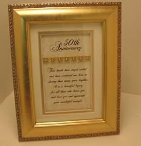 Amazon.com - Elegant 50th Anniversary Toast - 50th Wedding Anniversary ...