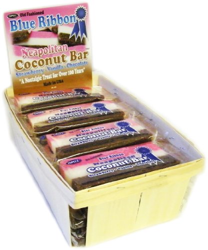 Neapolitan Coconut Candy Slices - FindGift.com