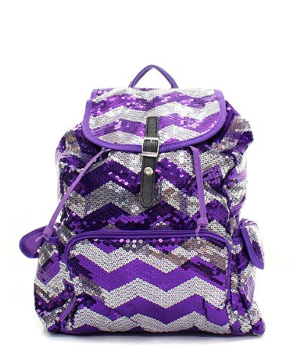 best sparkly sequin chevron backpack - glitter reviews - Chevron ...