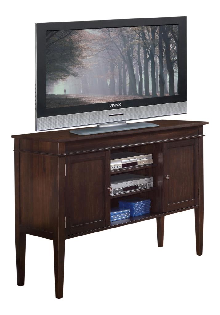 Amazon.com - Simpli Home Carlton Tall TV Media Stand, 54"W x 36"H, Dark ...