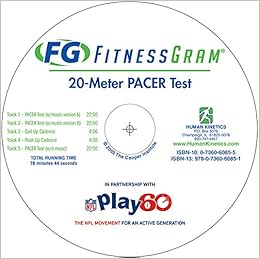 Fitnessgram 20-Meter Pacer Test CD: The Cooper Institute: 9780736060851 ...