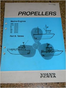 Volvo Penta Propellers (Selection Charts) for Marine Engines series ...