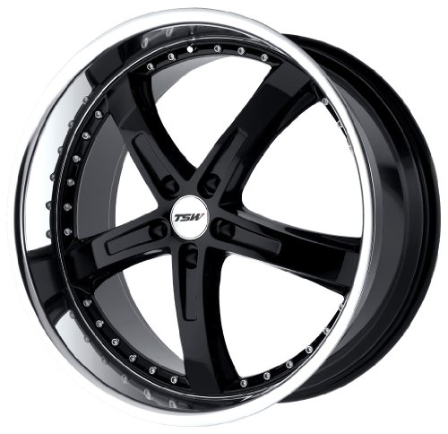 => TSW Alloy Wheels Jarama Gloss Black Wheel with Machined Lip (20×8.5 ...