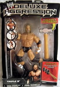 Amazon.com: WWE DELUXE AGGRESSION TRIPLE H ACTION FIGURE WITH CRUSHING ...