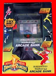 Amazon.com: Mighty Morphin Power Rangers 12" Electronic Talking Arcade ...