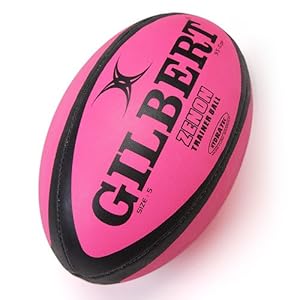 Amazon.com : Gilbert Zenon Rugby Ball - Pink Size 5 : Gilbert Zenon ...