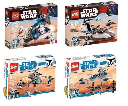 ++Clone Walker Battle Pack – Rebel Scout Speeder – Assassin Droids ...