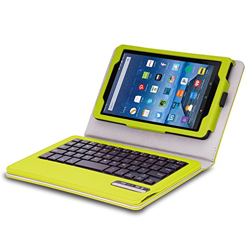 MoKo Keyboard Case for Fire 7 2015 - Wireless Bluetooth Keyboard Cover ...
