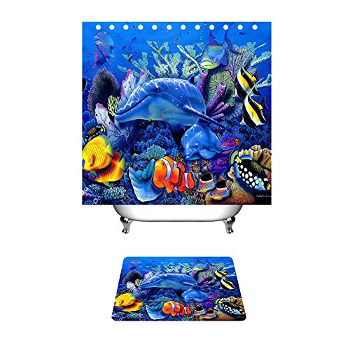 Dolphin Nautical Bath Decor