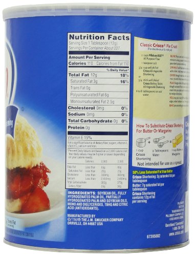 Crisco All Vegetable Shortening, 6 lb. Food, Beverages Tobacco Food ...