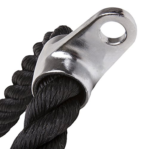 Bicep Tricep Rope with Carabiner Extra Long 100cm | eBay