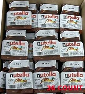 Amazon.com : Nutella, 36 Individual Nutella Single Serve packs (Net ...
