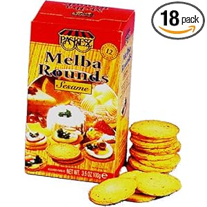 Amazon.com: Paskesz Melba Toast, Melba Rounds Original Flavor, 3.5 ...