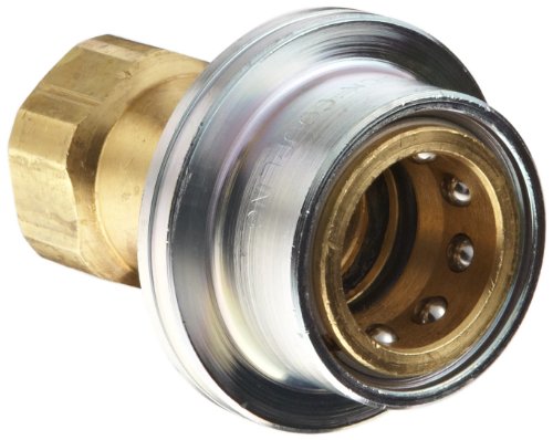 Dixon B16-400S Solid Brass Steam Quick Disconnect Boss Fitting, Poppet ...
