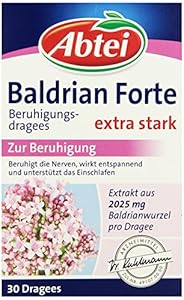 Abtei 0270076 Baldrian Forte Beruhigungs Dragees, 30 Dragees: Amazon.de ...