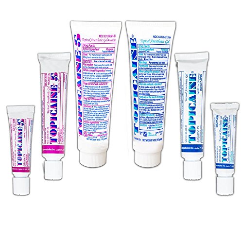 TOPICAINE 5%- Lidocaine Gel (10 grams) Anesthetic Skin Numbing Cream ...