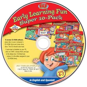 Amazon.com : Ages 4-7 Educational Software Bundle 10 Different Titles ...