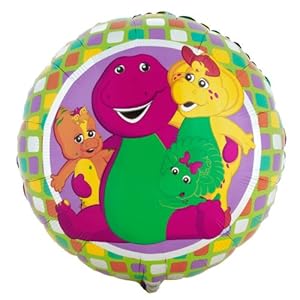 Amazon.com: Party Destination - Barney and Friends Foil Balloon: Toys ...