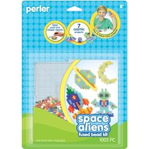 Amazon.com: Perler Beads Fused Bead Kit, Space Aliens: Arts, Crafts ...