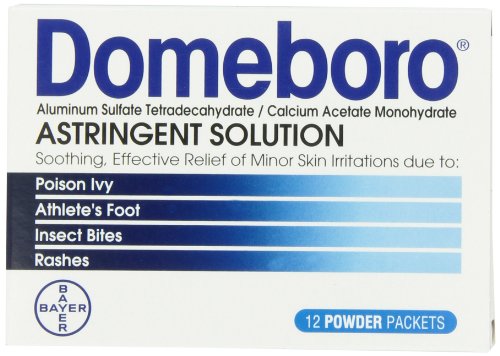 Domeboro Astringent Solution, one box of 12 packets Health Beauty ...