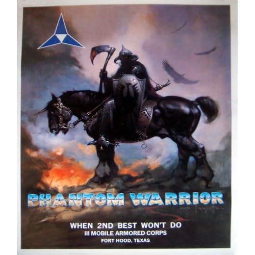 Amazon.com : Phantom Warrior, III Mobile Armored Corps U.S. Army Poster ...