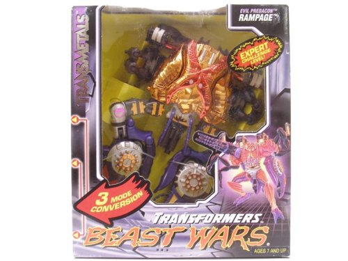 Transformers Beast Wars Transmetal Predacon RAMPAGE Action Figure (1998 ...