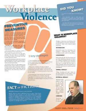 Workplace Violence Safety Poster: Industrial Warning Signs: Amazon.com ...