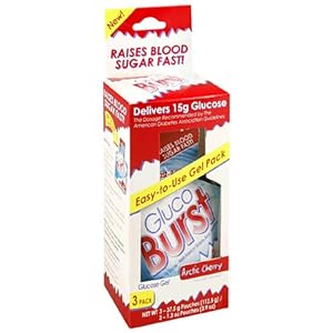 Amazon.com: GlucoBurst Fast Acting Glucose Gel, Arctic Cherry, Case of ...