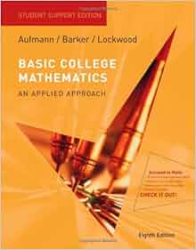 Basic College Mathematics An Applied Approach: Richard N. Aufmann ...