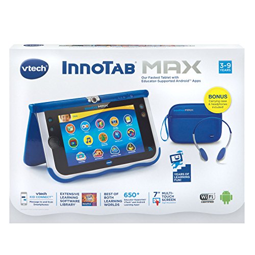 VTech InnoTab MAX Headphones and Carrying Case Bundle - Blue Toys Games ...