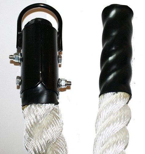 !Best Muscle Driver 12 ft Nylon Rope w/ Metal Clamp & Poly Ends - 2 in ...