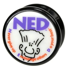 The NED Show - Butterfly Yoyo - Black: Amazon.co.uk: Toys & Games