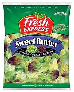 Amazon.com : Fresh Express Sweet Butter Lettuce Mix, 6.5 oz Bag ...