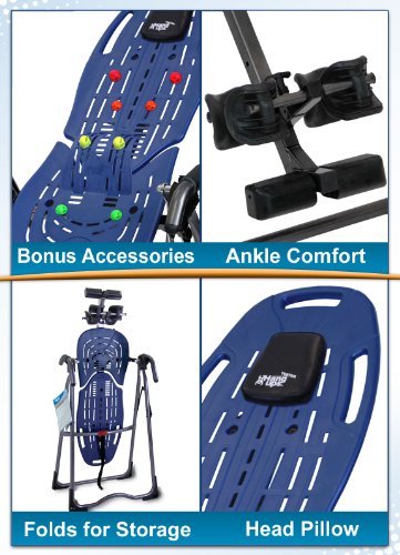 Teeter Hang Ups EP-560 Ltd Inversion Table w/ bonus Acupressure Nodes ...