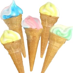 Amazon.com : Marshmallow Ice Cream Cones : Hard Candy : Grocery ...