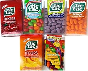 Amazon.com : Tic Tac Yummy Assorted Fruity Flavors (1 oz new peach to ...