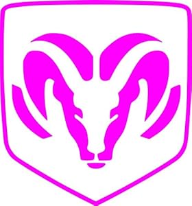 Amazon.com: JP Vinyl Design - Dodge Ram Logo - Badge - -Vinyl Decal - 6 ...