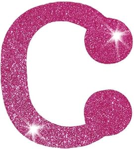 Amazon.com: Fibre Craft Glitter Foam Alphabet Letters, C, 6-Inch