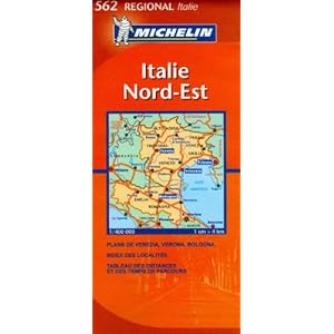 Michelin Map Italy North East Map 562 (Maps/Regional (Michelin)) online ...