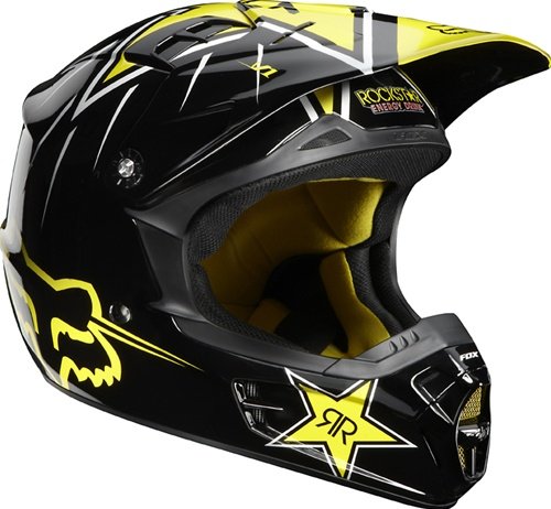2012 Fox V1 Rockstar Youth Motocross Helmet – Youth Large | Motorcycle ...