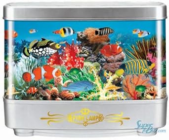 Aquarium Seabed Motion Fish Lamp Night Light - Tropical Fish (Size S ...