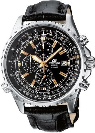 Casio カシオ Edifice エディフィス クロノグラフ for Him Classic Design 男性用 メンズ 腕時計 （並行輸入）