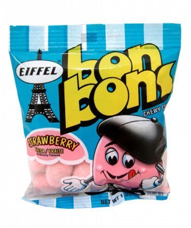 Eiffel Bon Bons - Strawberry, 1.25 oz, 24 bags - French Candy Import | eBay