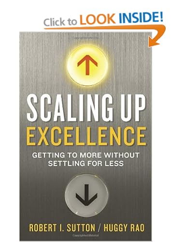 Scaling up excellence is not a footprint problem but a mindset problem ...